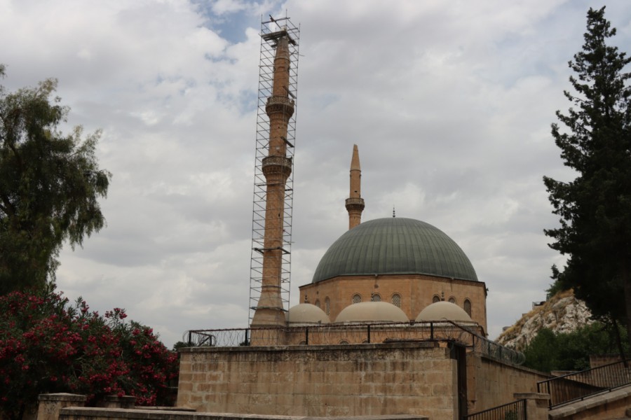 Büyükşehir’den Dergah Camisi Minaresinde Onarım Çalışması- Şanlıurfa ...